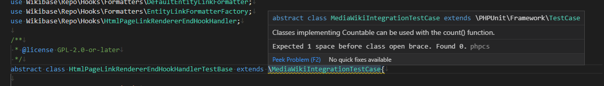 No quickfix for adding a use of a fully qualified class name · Issue #88 · DEVSENSE/phptools ...