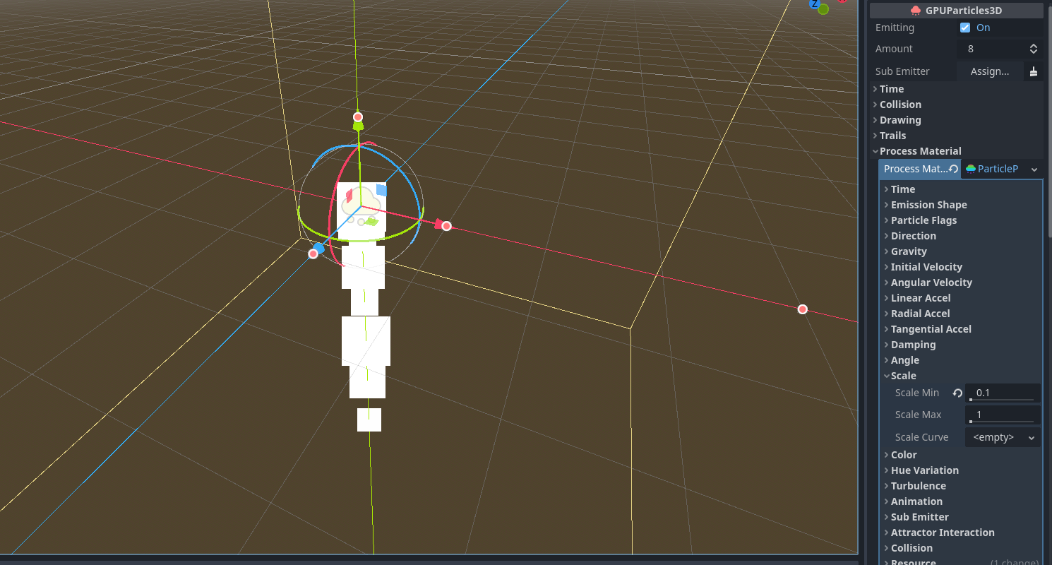 ParticleProcessMaterial, scale unaffects draw pass mesh when using billboard · Issue #73891 ...