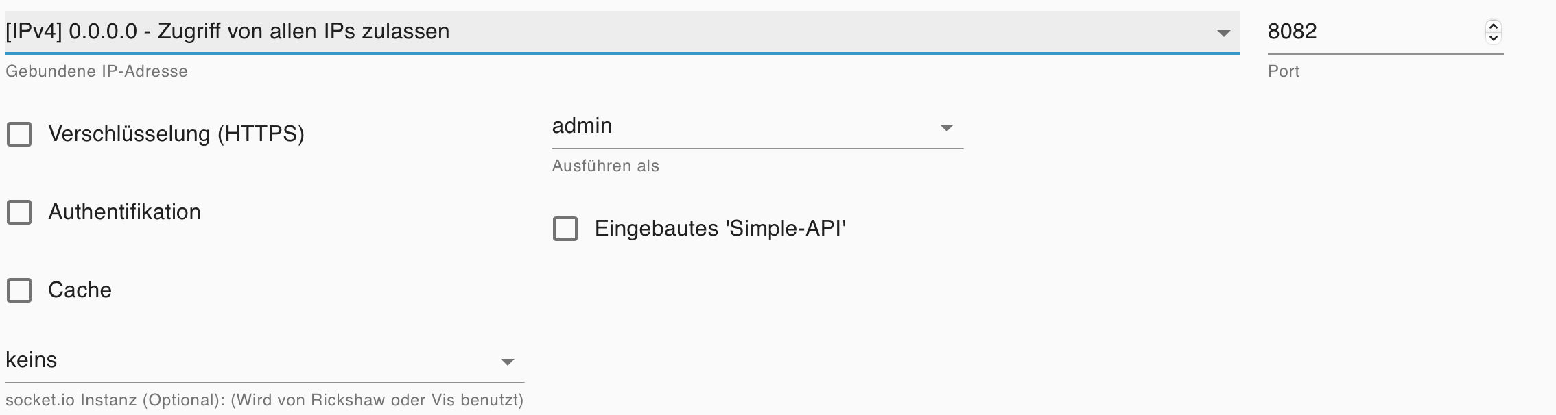 Webseite zeigt "Not existing" auf iobroker Visu App · Issue #2316 · Zefau/ioBroker.jarvis · GitHub