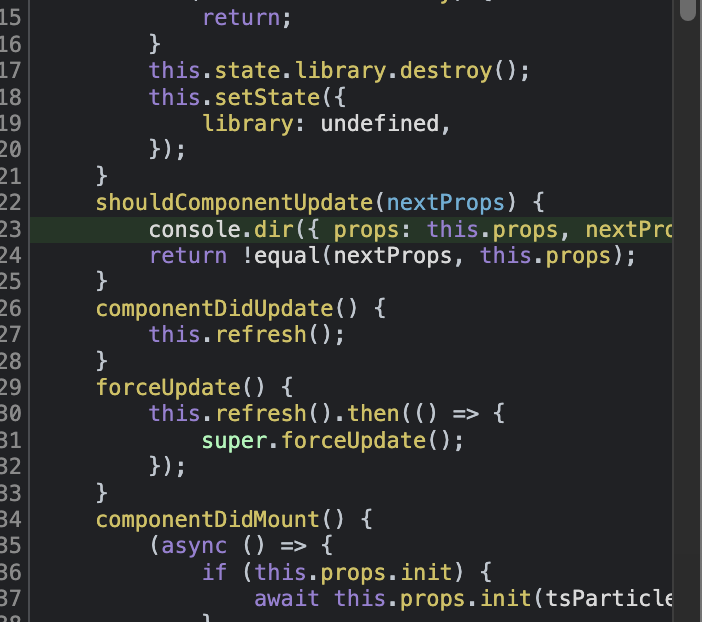 there is a left over console log in the EmitterInstance · Issue #5003 ...