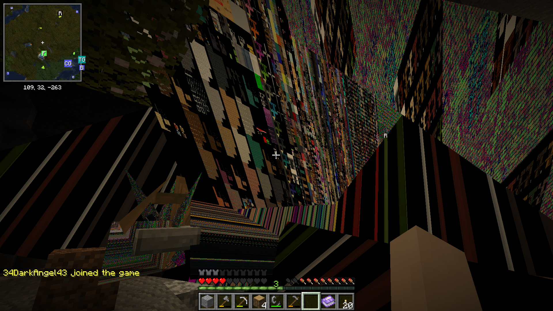 Visual glitches occurring for a fabric modpack that *don't* show up for the same exact pack in ...