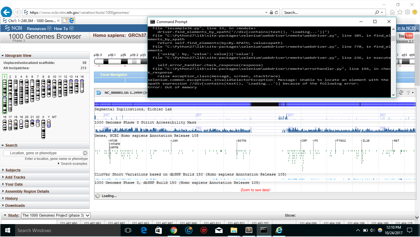 IEDriver find_elements_by_xpath throws 'out of memory error' on Win10 · Issue #4957 · SeleniumHQ ...