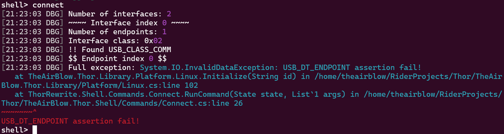 USB_DT_ENDPOINT assertion fail! · Issue #2 · Samsung-Loki/Thor · GitHub
