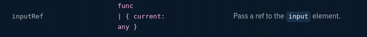 Docs Clean The Type Of `inputref` Prop On Api Pages · Issue 8326 · Muimui X · Github