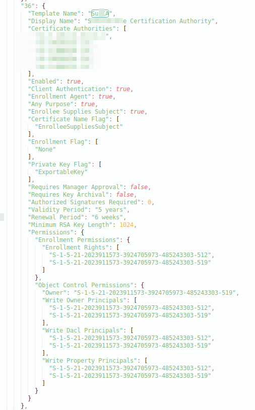Inconsistent Reporting of Vulnerable Certs · Issue #115 · ly4k/Certipy ...