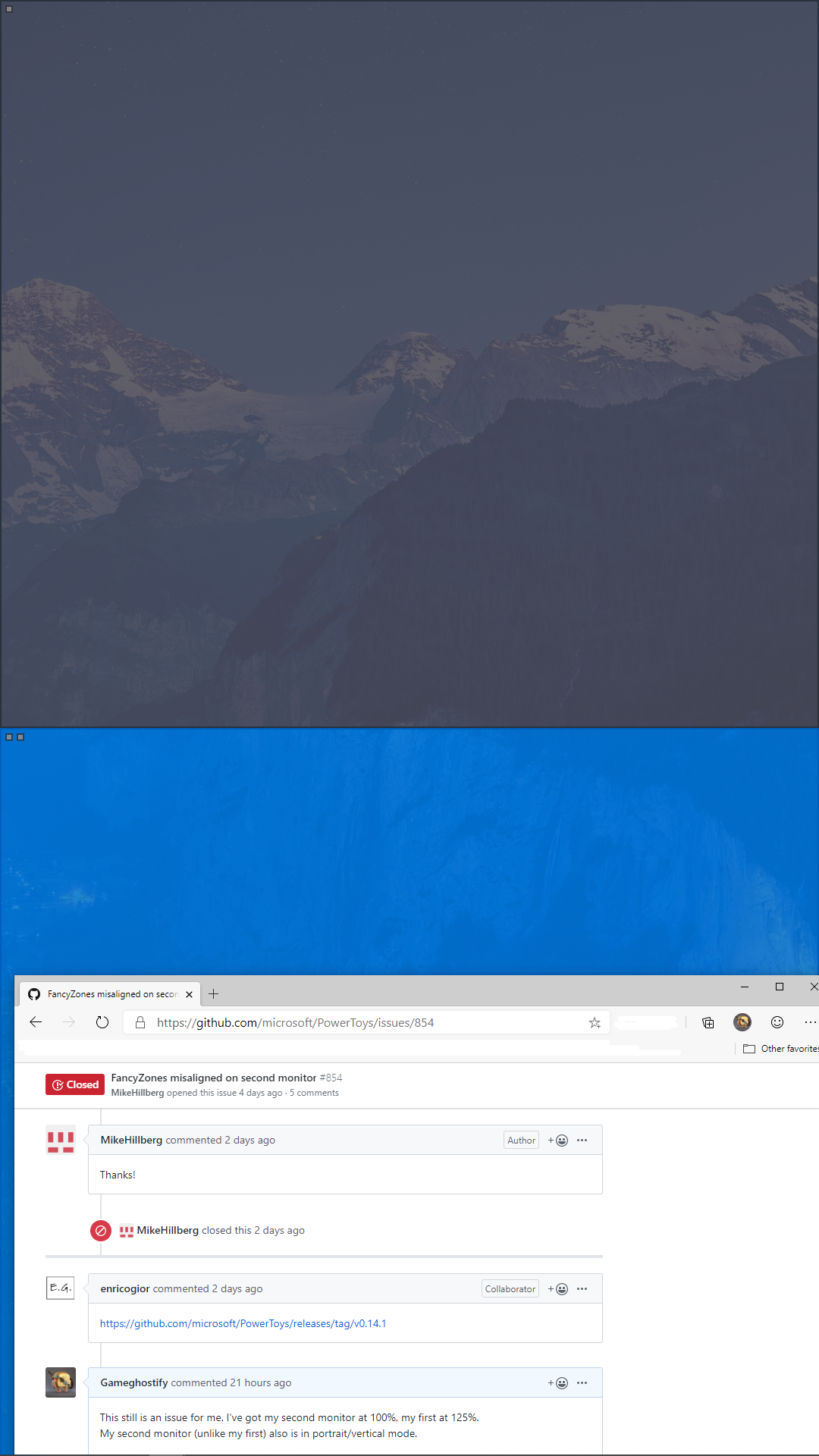 FancyZones misaligned on second monitor · Issue #854 · microsoft ...