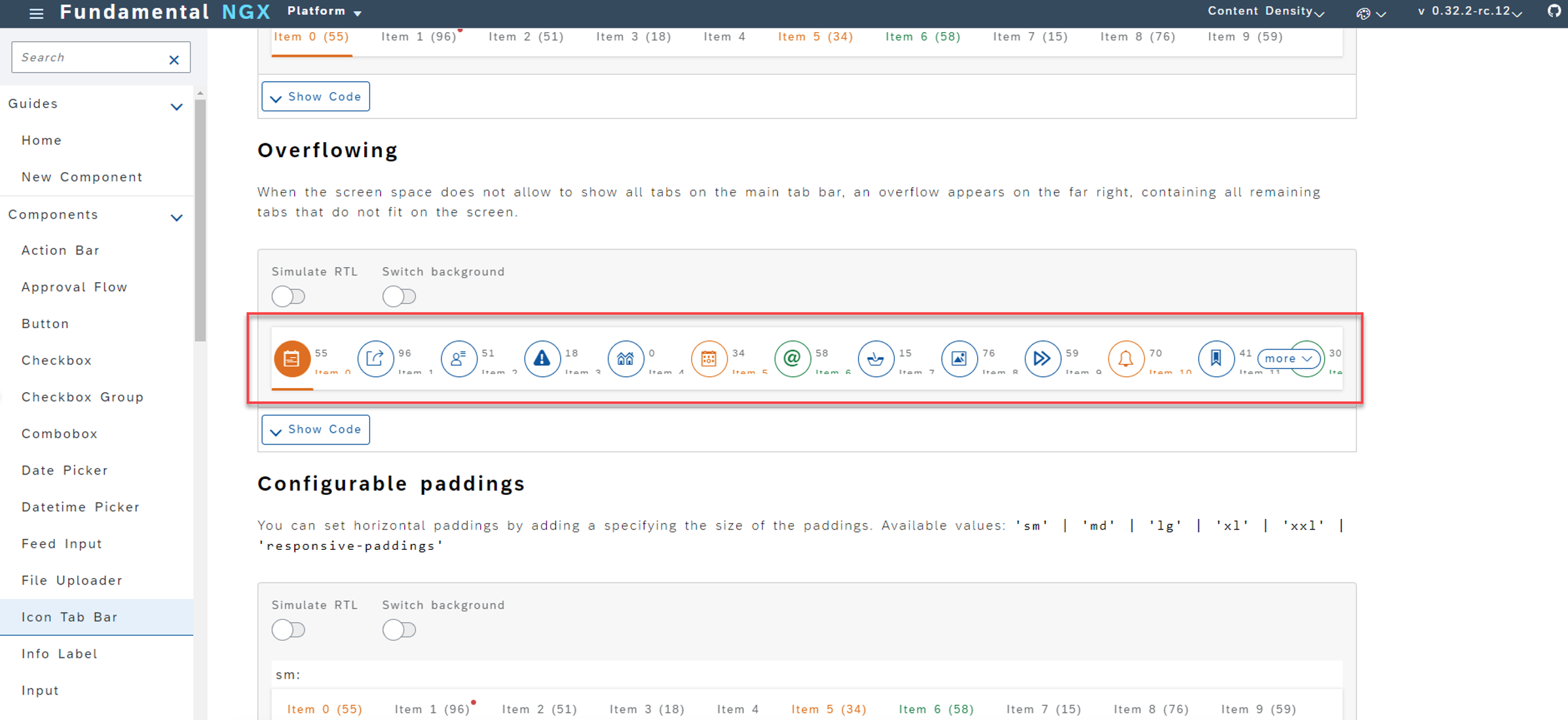 fix(platform): icon tab bar a11y issues with spacing · Issue #7031 · SAP/fundamental-ngx · GitHub