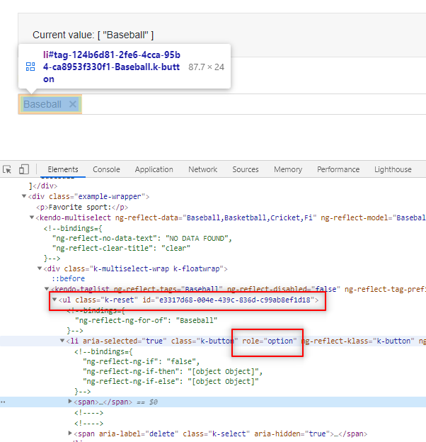 [MultiSelect] Missing role listbox on element · Issue #3232 · telerik/kendo-angular · GitHub