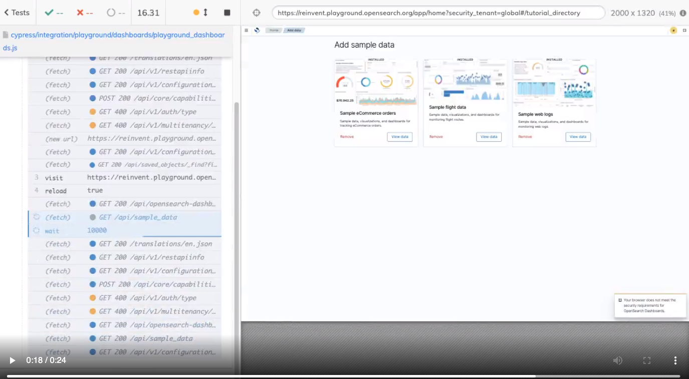[Multitenancy] Switch tenant didn't work for cypress · Issue #402 · opensearch-project ...