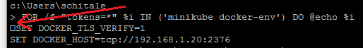 Minikube Docker Env Suggested Command On Windows 10 In Cmd Window Does Not Work · Issue 2347