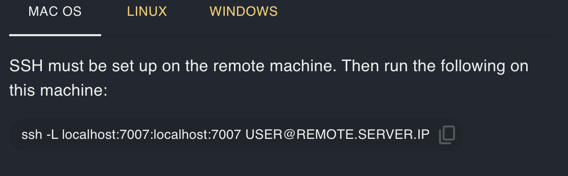 Match port forwarding help text with current port · Issue #614 · nerfstudio-project/nerfstudio ...