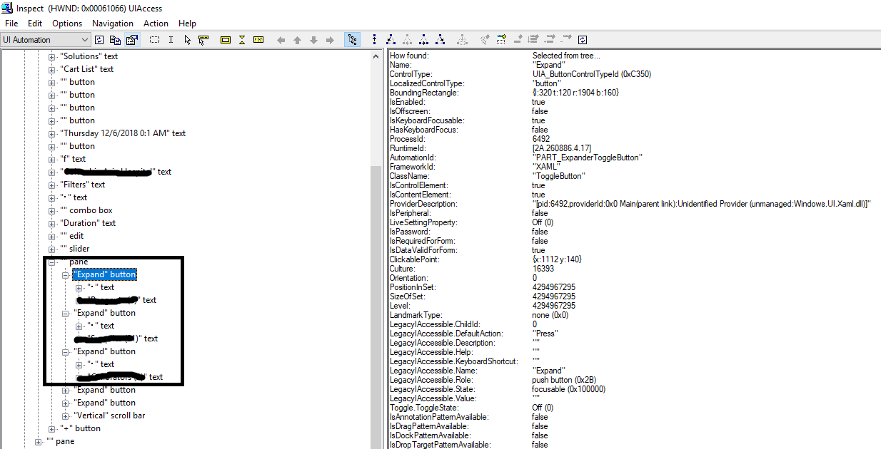 Unable to identify the child element which is displayed in the inspect tool and not in page ...