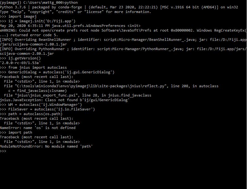 No Module named 'ij' Error · Issue #79 · imagej/pyimagej · GitHub