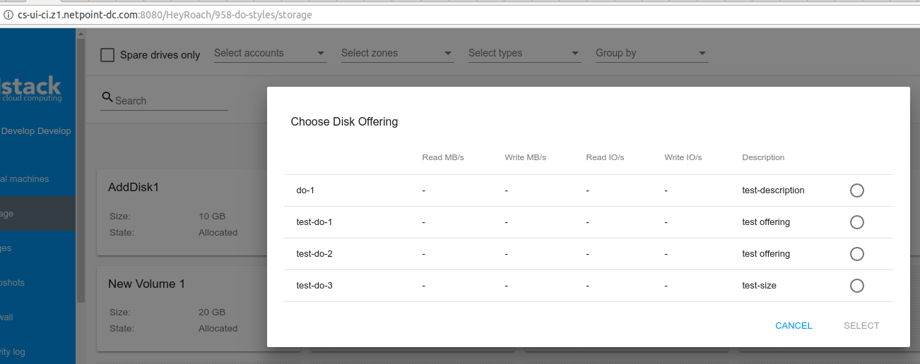 Disk offering style, layout, font issue for VM creation, Disk offering dialog · Issue #958 ...