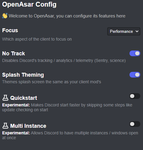 [NoTrack] Increases start time for some? · Issue #60 · GooseMod/OpenAsar · GitHub