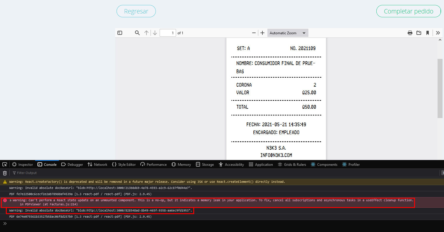 Dom rendering, memory leaking issues using PDFViewer · Issue #1326 · diegomura/react-pdf · GitHub