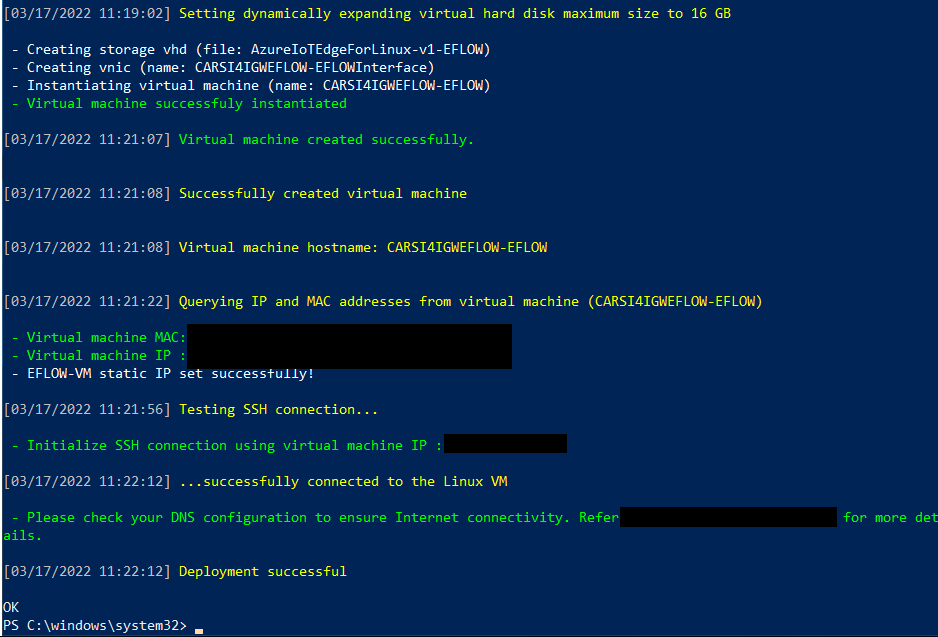Deploy Eflow Vm Failed · Issue 126 · Azureiotedge Eflow · Github 