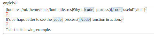 BB-code cleanup · Issue #444 · GDQuest/learn-gdscript · GitHub