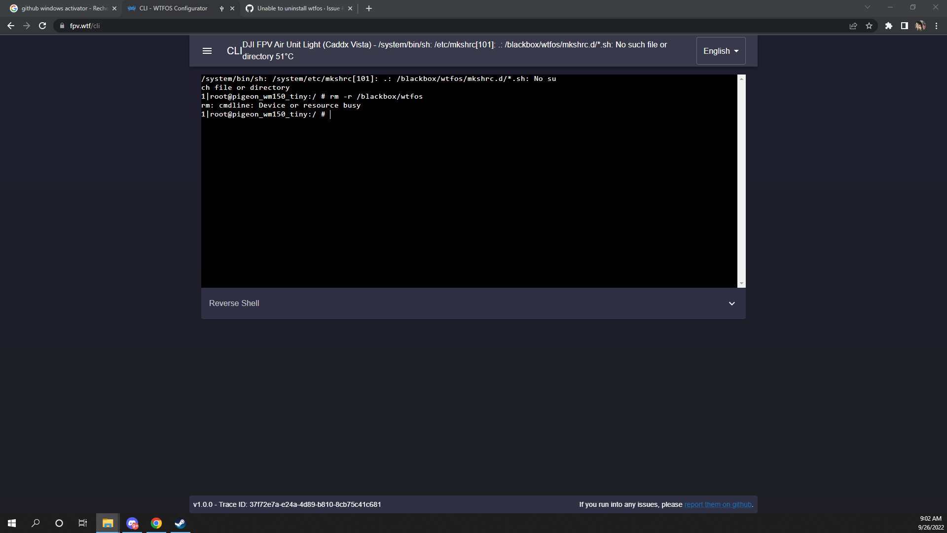 Unable to uninstall wtfos · Issue #159 · fpv-wtf/wtfos-configurator · GitHub