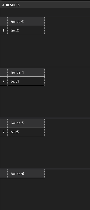multiple result sets · Issue #799 · microsoft/azuredatastudio · GitHub