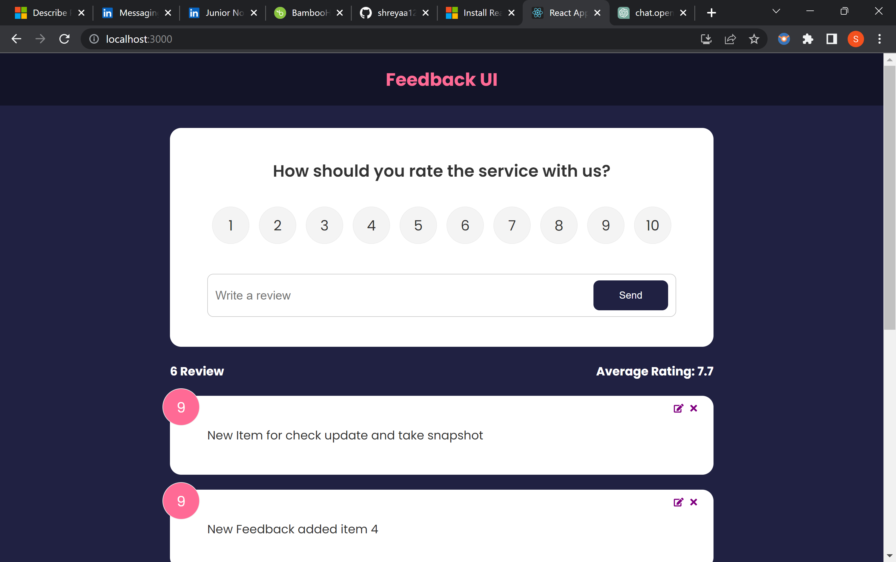 GitHub - shreyaa12/feedback-app: React feedback app