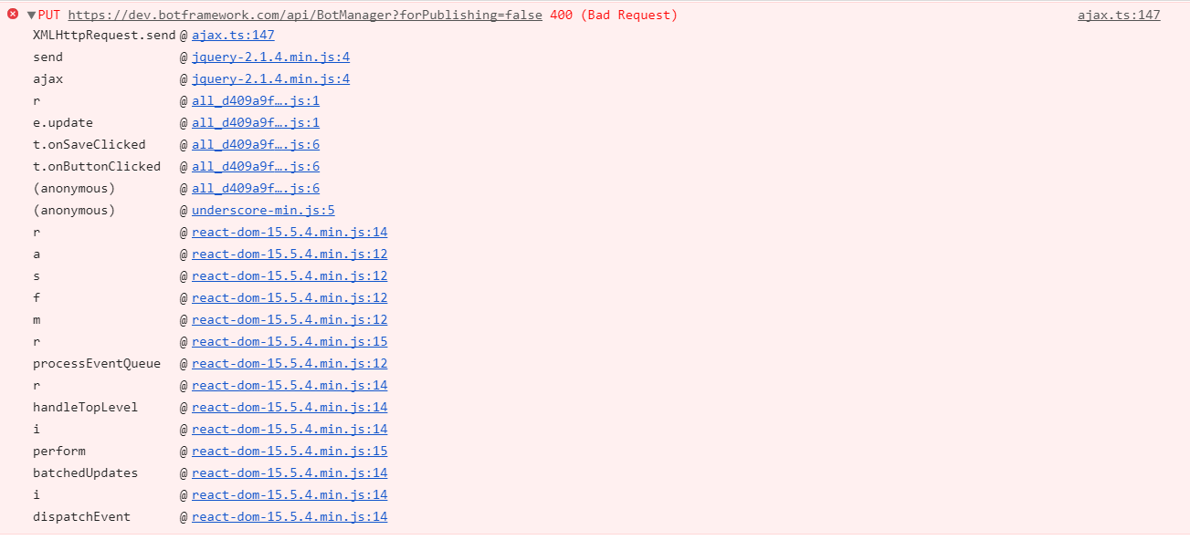 [.Net SDk, Channel Config] Can't save Bot settings. Getting "Please ...