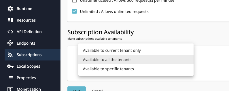 [Devportal] Cross tenant subscription issues · Issue #10155 · wso2/product-apim · GitHub