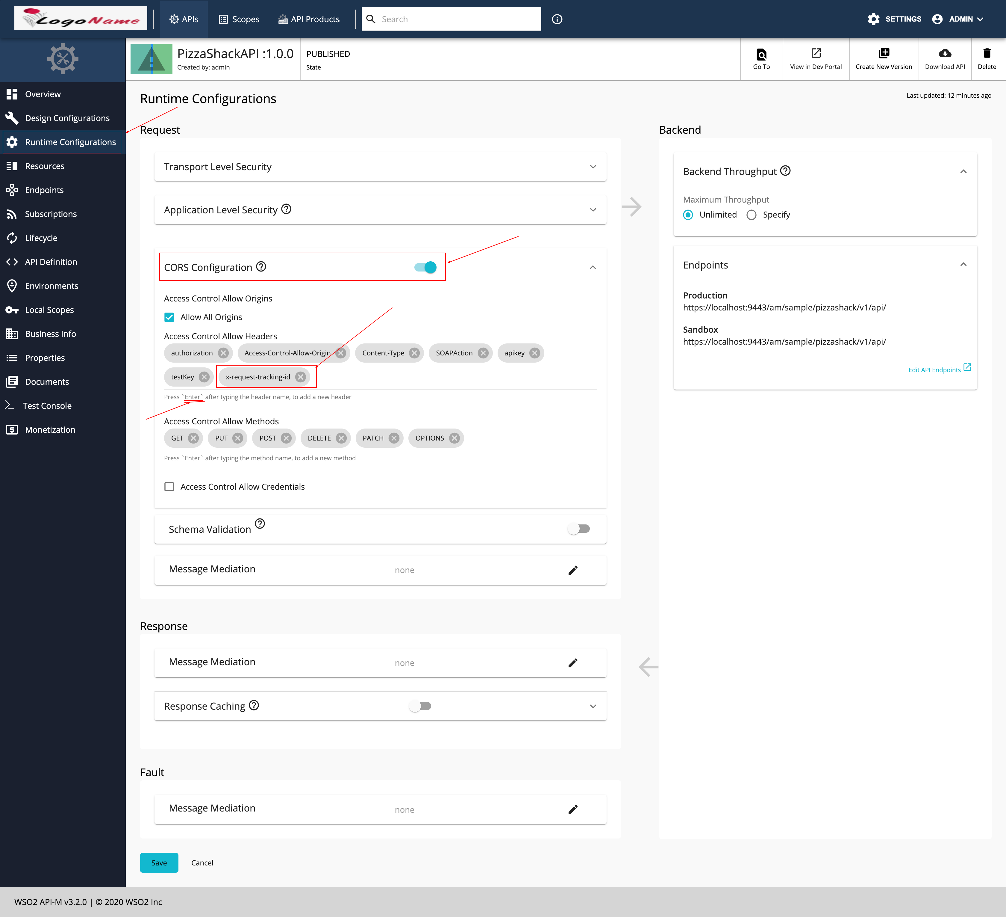 Wso2 APIM DevPortal Try_out“TypeError: Failed to fetch” for the same, Getting response when ...