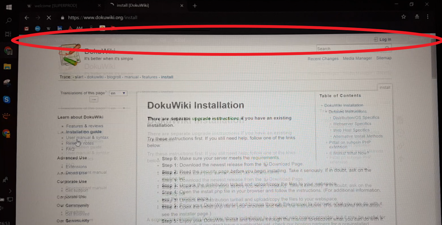 Page shifting with delay when visiting a second page of dokuwiki.org · Issue #2543 · dokuwiki ...