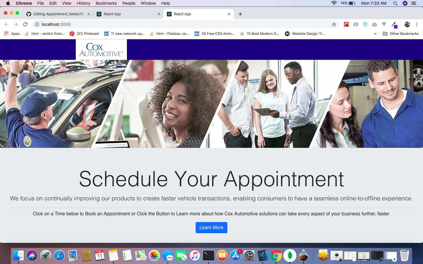 GitHub - ShanteDenise/Appointment_Setter: Appointment Full Stack MERN App