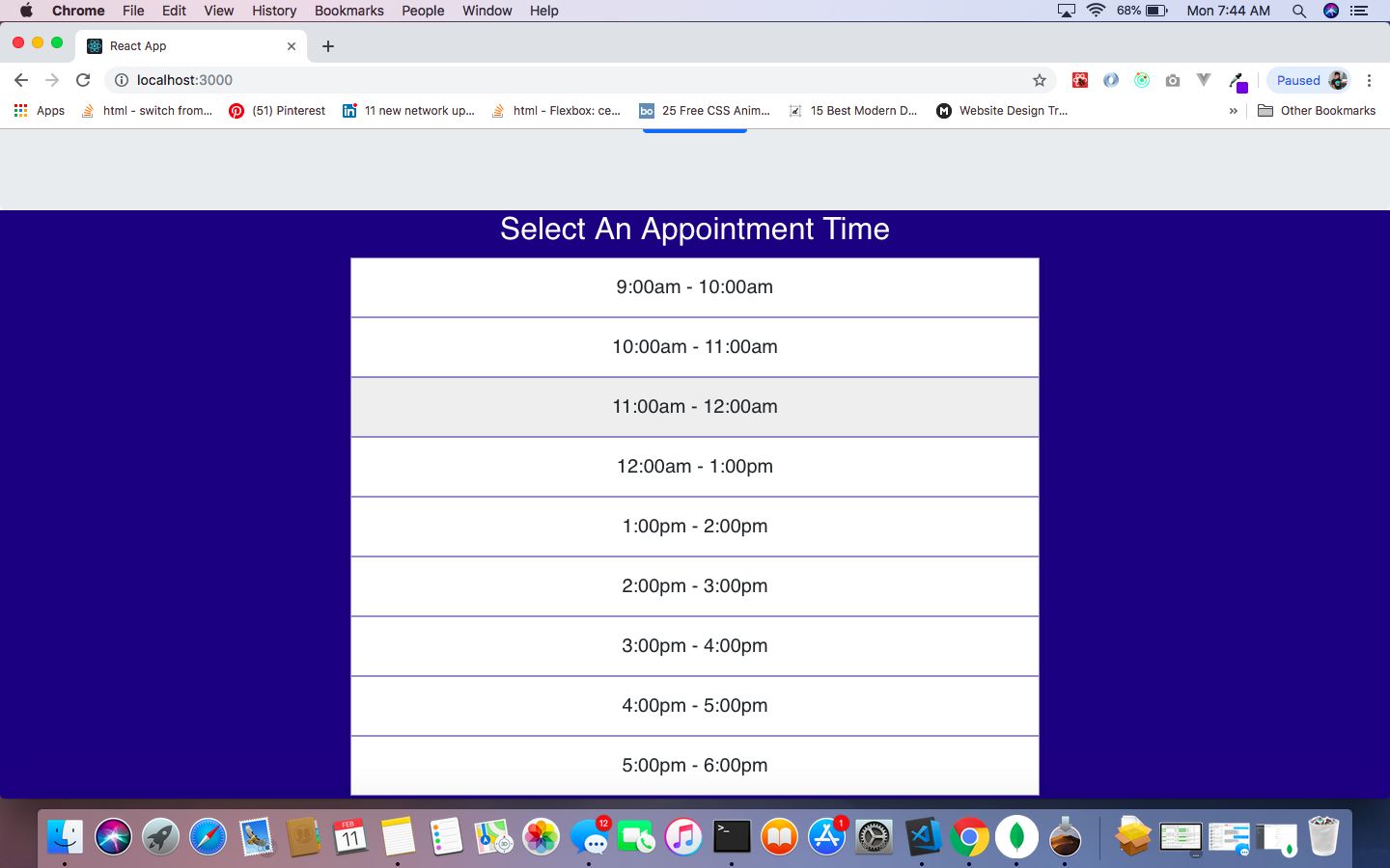 GitHub - ShanteDenise/Appointment_Setter: Appointment Full Stack MERN App