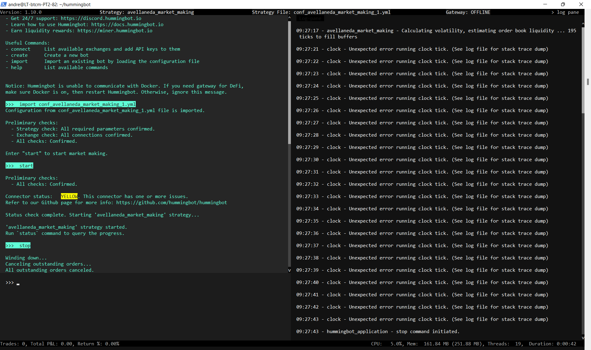 Btc_markets avellaneda mm can't start due to timestamp string · Issue #5947 · hummingbot ...