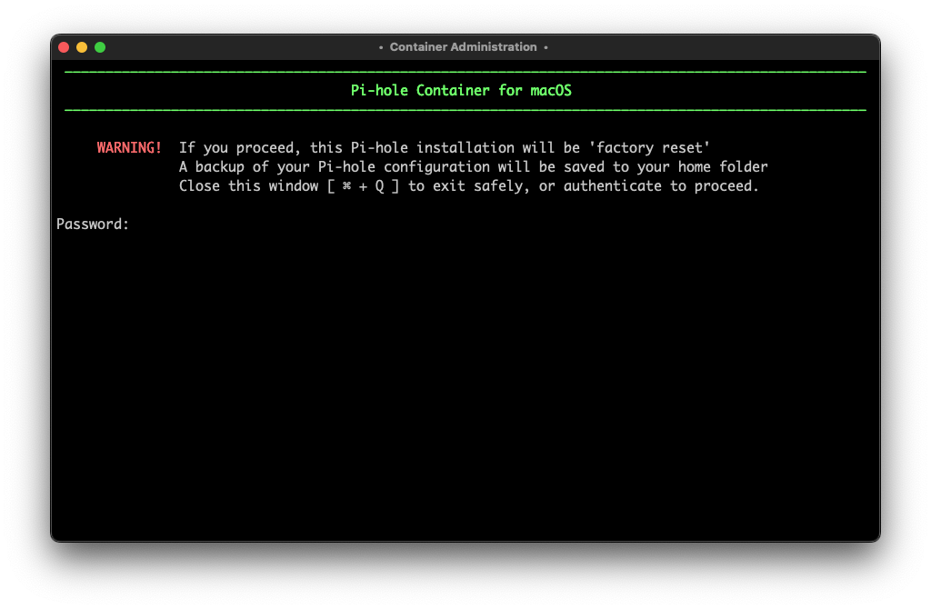 GitHub - DesktopECHO/PiCon: Pi-hole container for macOS, built on QEMU · Lima · PiBar · iTerm