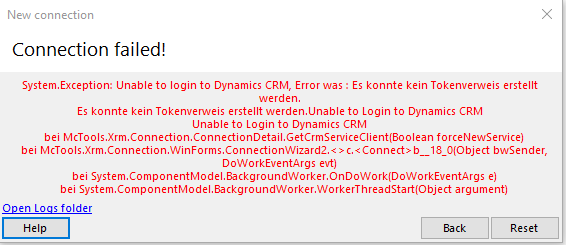 Connection with Home Realm Url fails although Fiddler trace shows successful authentication ...