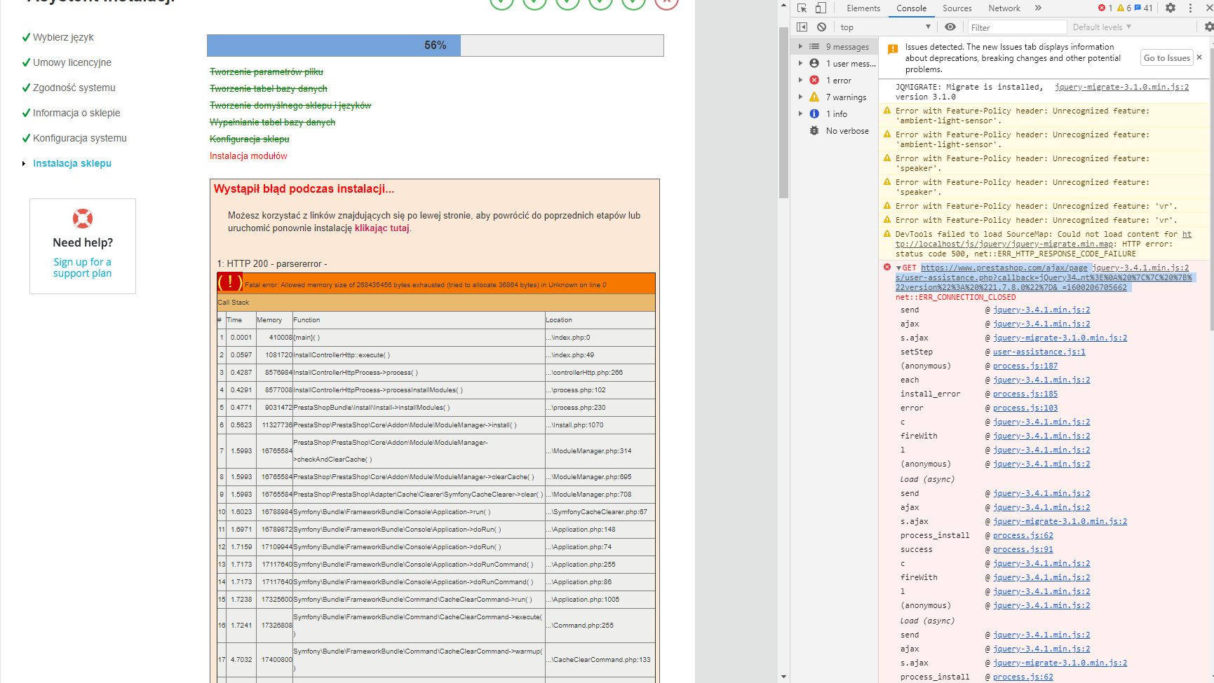 Installation problem · Issue #21001 · PrestaShop/PrestaShop · GitHub