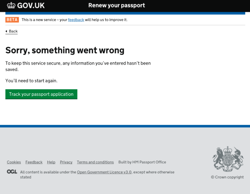 Error pages · Issue #22 · alphagov/govuk-design-system-backlog · GitHub