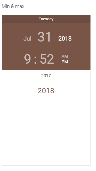 Problems with Min Max DateTime Picker · Issue #2362 · quasarframework/quasar · GitHub