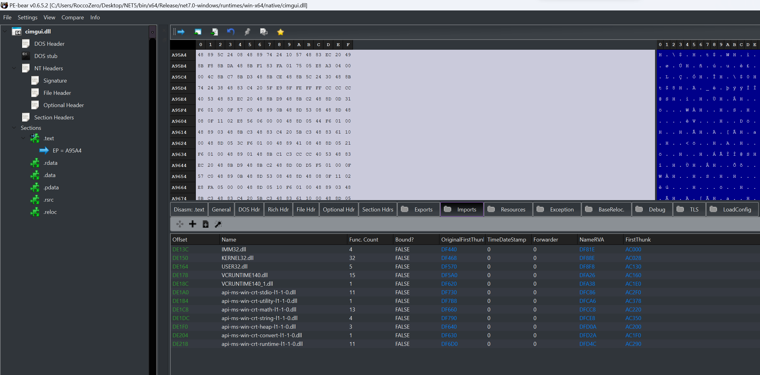 Problem with vcruntime140.dll · Issue #22 · ImGuiNET/ImGui.NET-nativebuild · GitHub