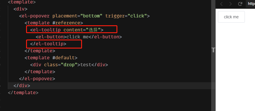 [bug report] Popover component reference slot nested tooltip component, Popover content will not ...