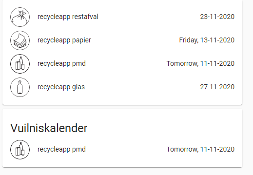 wrong info - wastecollector RecycleApp · Issue #162 · pippyn/Home-Assistant-Sensor-Afvalbeheer ...
