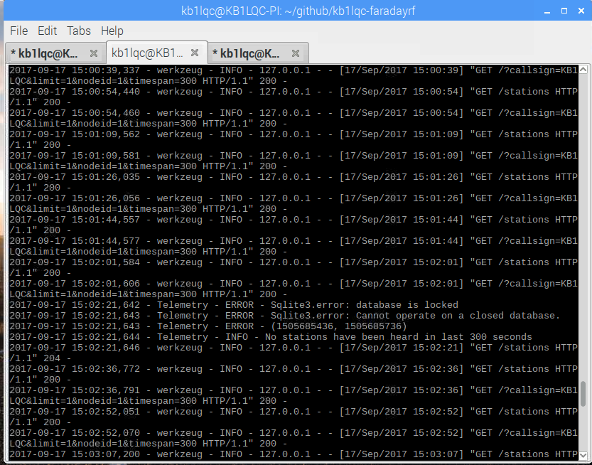 Check if SQLite3 WAL Mode Fixes Raspberry Pi 3 "Database Locked" Errors for Faraday-Telemetry ...