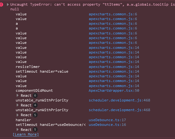 Conditionally rendering charts crashing the page · Issue #2500 · apexcharts/apexcharts.js · GitHub