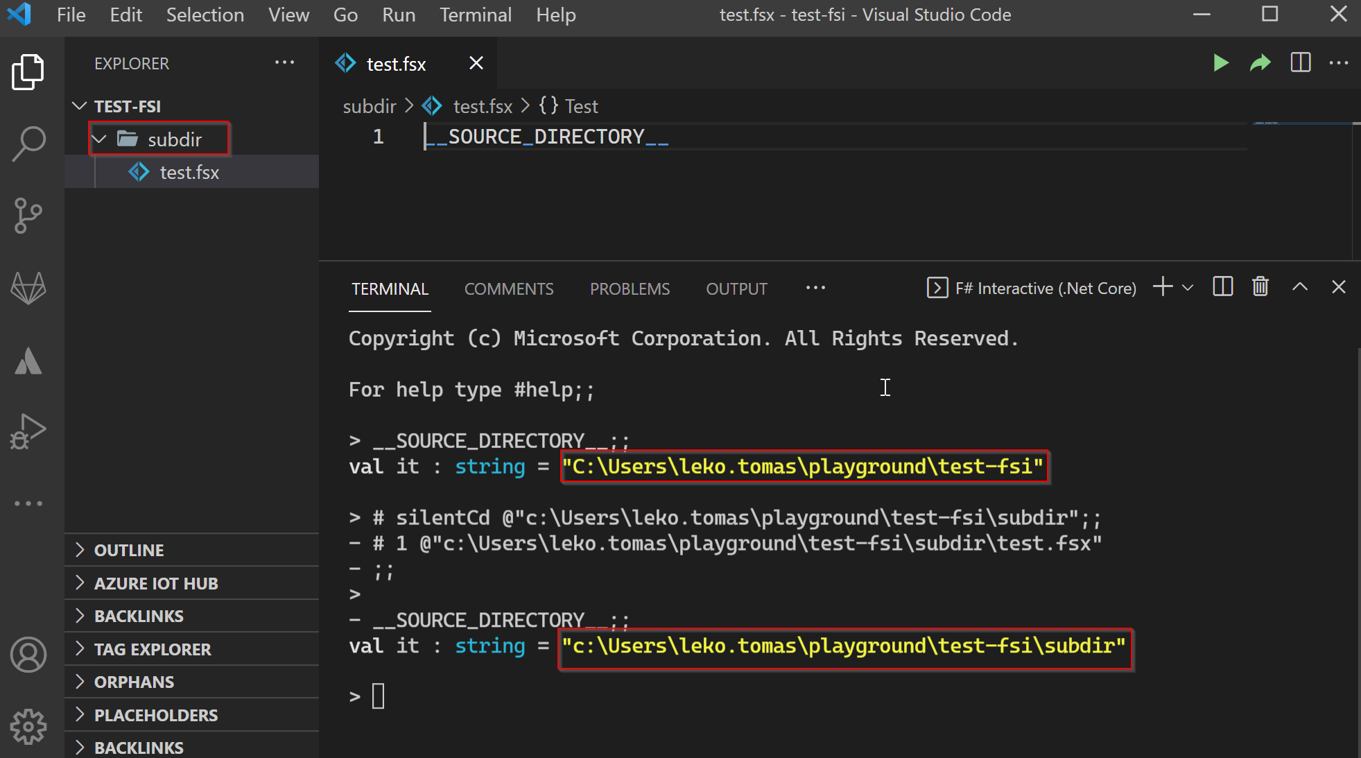 Invalid __SOURCE_DIRECTORY__ on first "FSI: Send Selection" · Issue #1562 · ionide/ionide-vscode ...