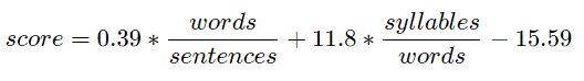 GitHub - KaminskiJakub/Readability-Score