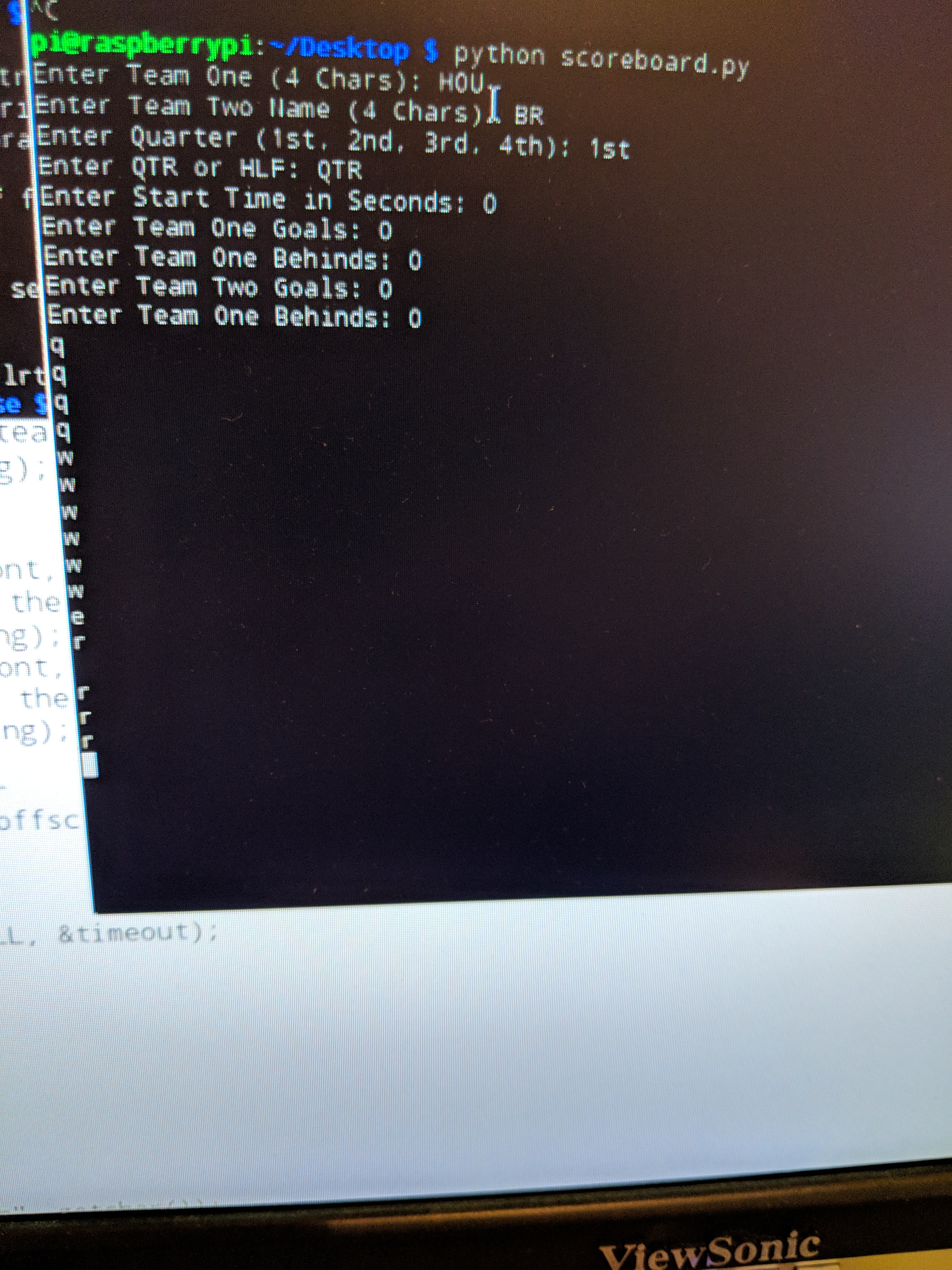 Project - Scoreboard · Issue #631 · hzeller/rpi-rgb-led-matrix · GitHub