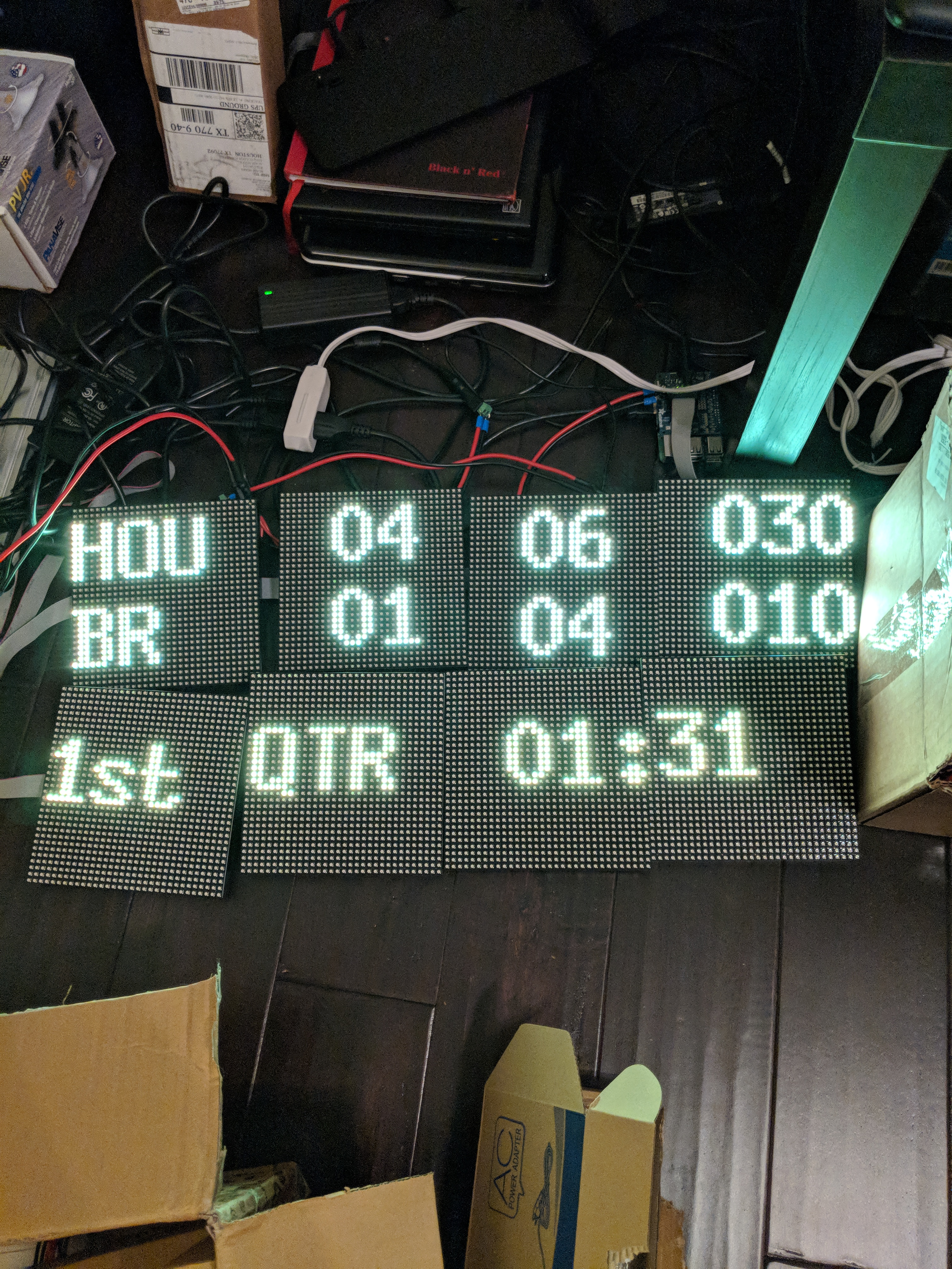Project - Scoreboard · Issue #631 · hzeller/rpi-rgb-led-matrix · GitHub