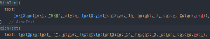 Incorrect RichText height for blank text. · Issue #121591 · flutter/flutter · GitHub
