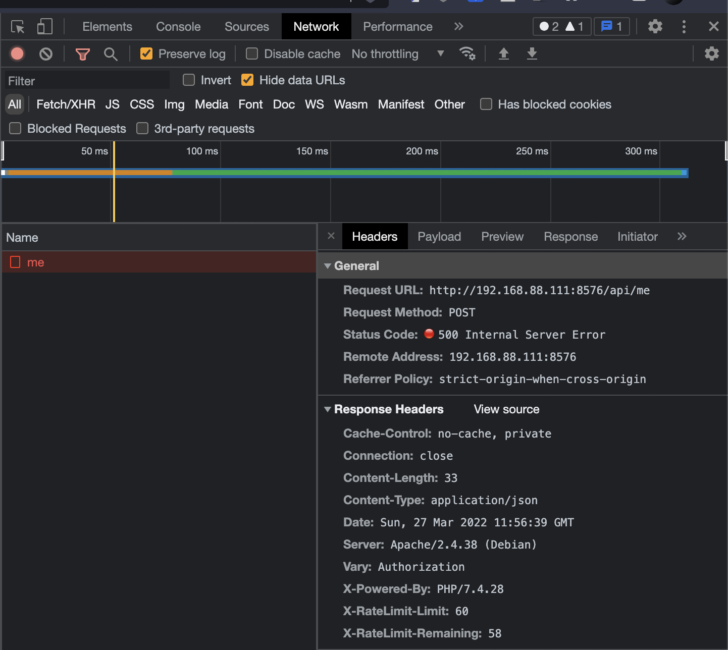 500 Internal Server Error on koel_ip:port/api/me · Issue #1436 · koel/koel · GitHub
