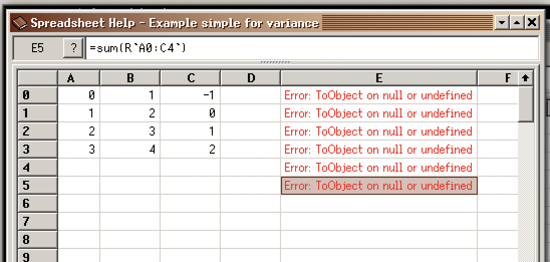 Spreadsheet: JS error when evaluating formulas · Issue #9240 · SerenityOS/serenity · GitHub