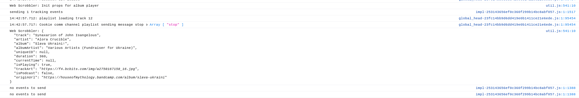some bandcamp albums don't scrobble · Issue #3165 · web-scrobbler/web-scrobbler · GitHub